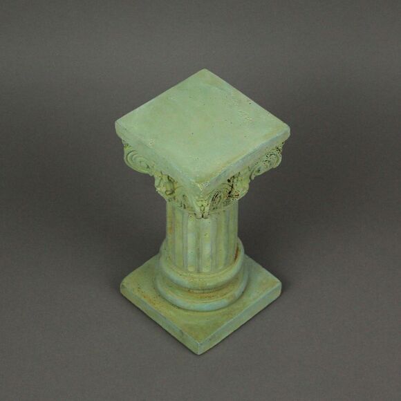 Things2Die4 | Art | Verdigris Finish Solid Concrete Roman Ionic Column ...